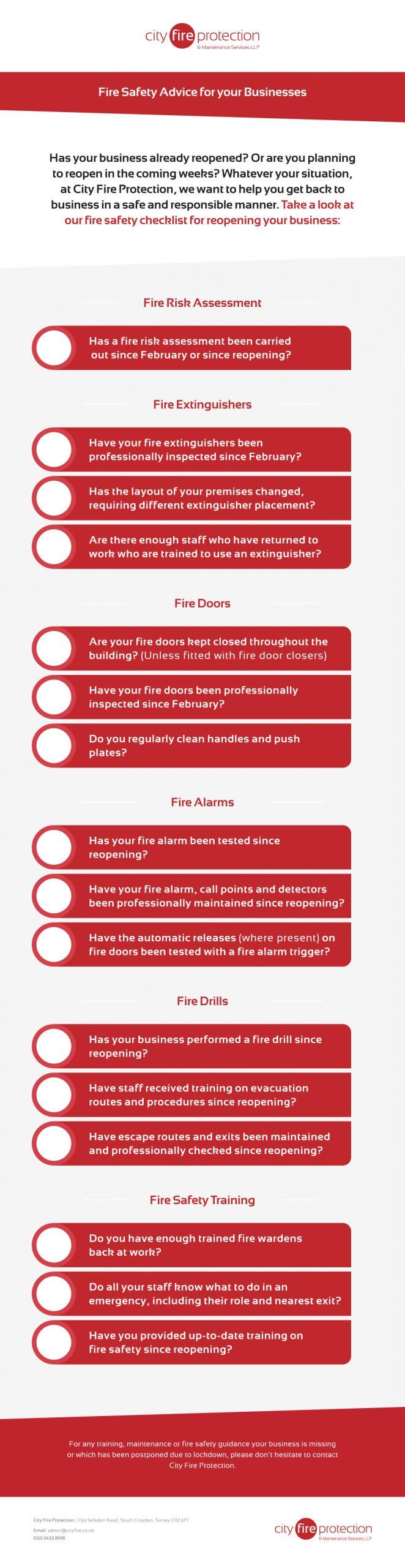 COVID-19 Fire Safety Advice for Businesses - City Fire